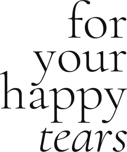 Serif Happy Tears Tissue Packets – Wedthing